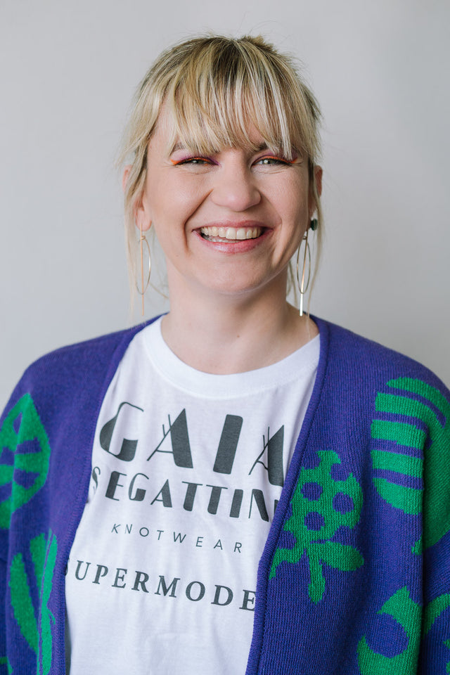 Supermodel - Tshirt logo - L - Gaia Segattini Knotwear